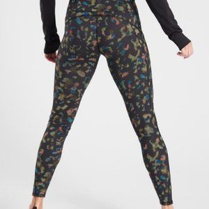 Athleta | Pants & Jumpsuits | Nwot Athleta Black Leopard Rainier ...